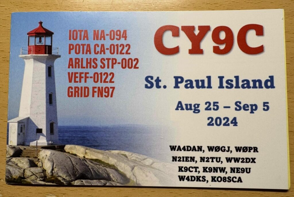 [QSL] CY9C QSL到着｜きょうも無線日和