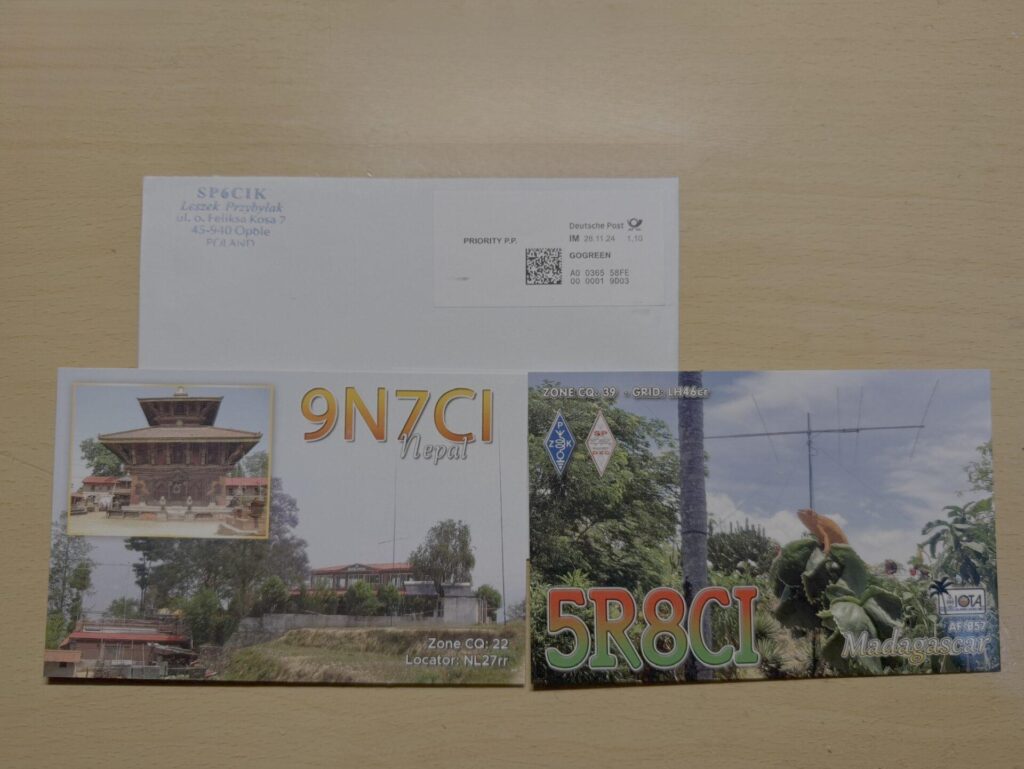 [QSL] 久々にQSLが到着｜きょうも無線日和