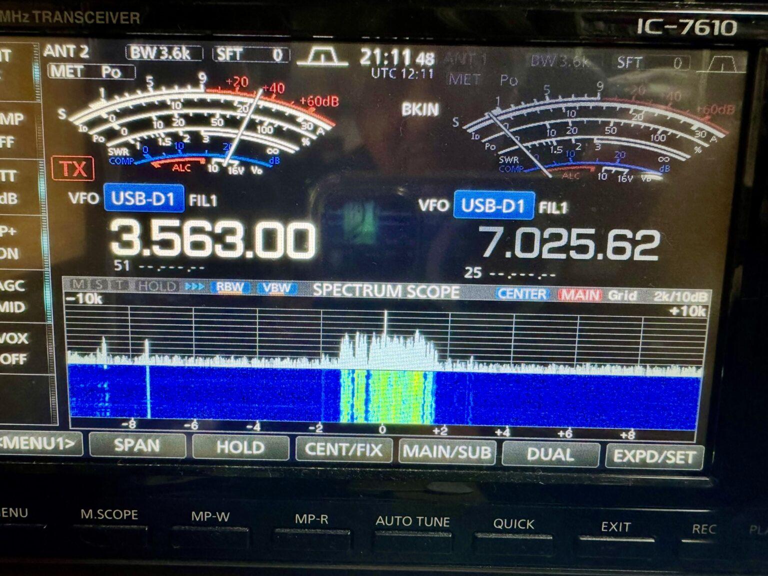 [DIGI] HD8Gの80mは強かった｜きょうも無線日和