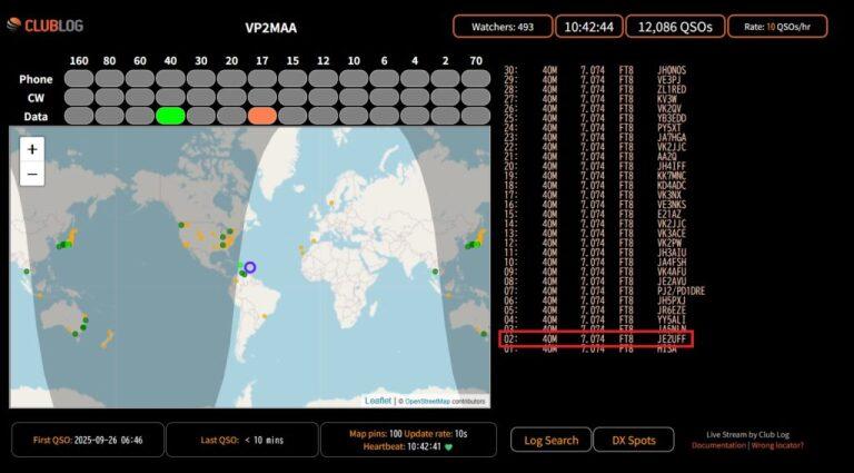 [DIGI] ようやくQSOできたVP2MAA｜きょうも無線日和